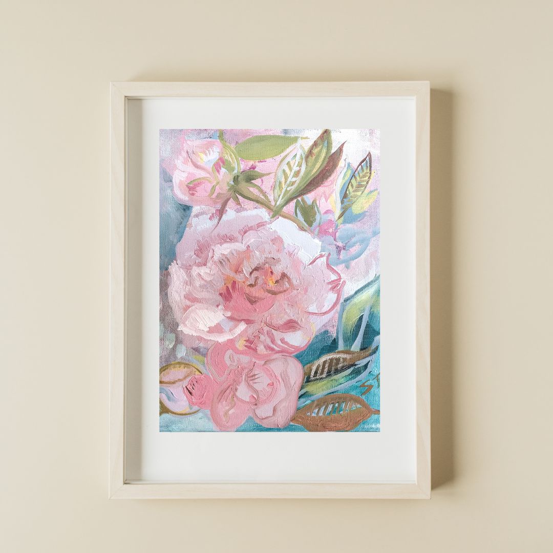 PRINT "Spring Peonies" A Vertical Fine Art Giclee Reproduction – Sarah ...